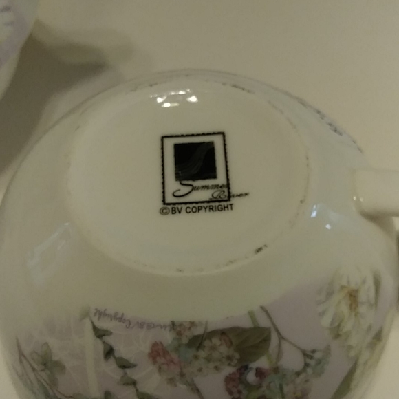 Kitchen | Porcelain Romantic Summer River Tea For One | Poshmark